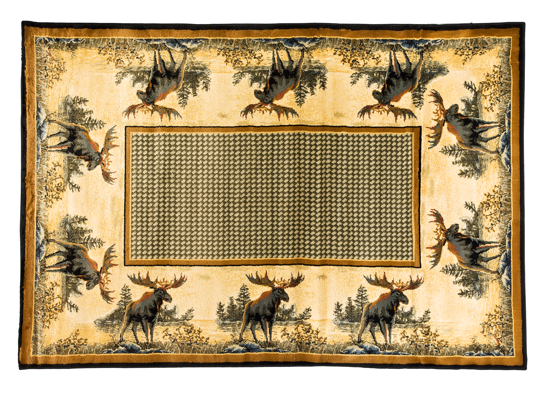 Lodge-Themed Area Rugs Northwoods Moose | Bass Pro Shops
